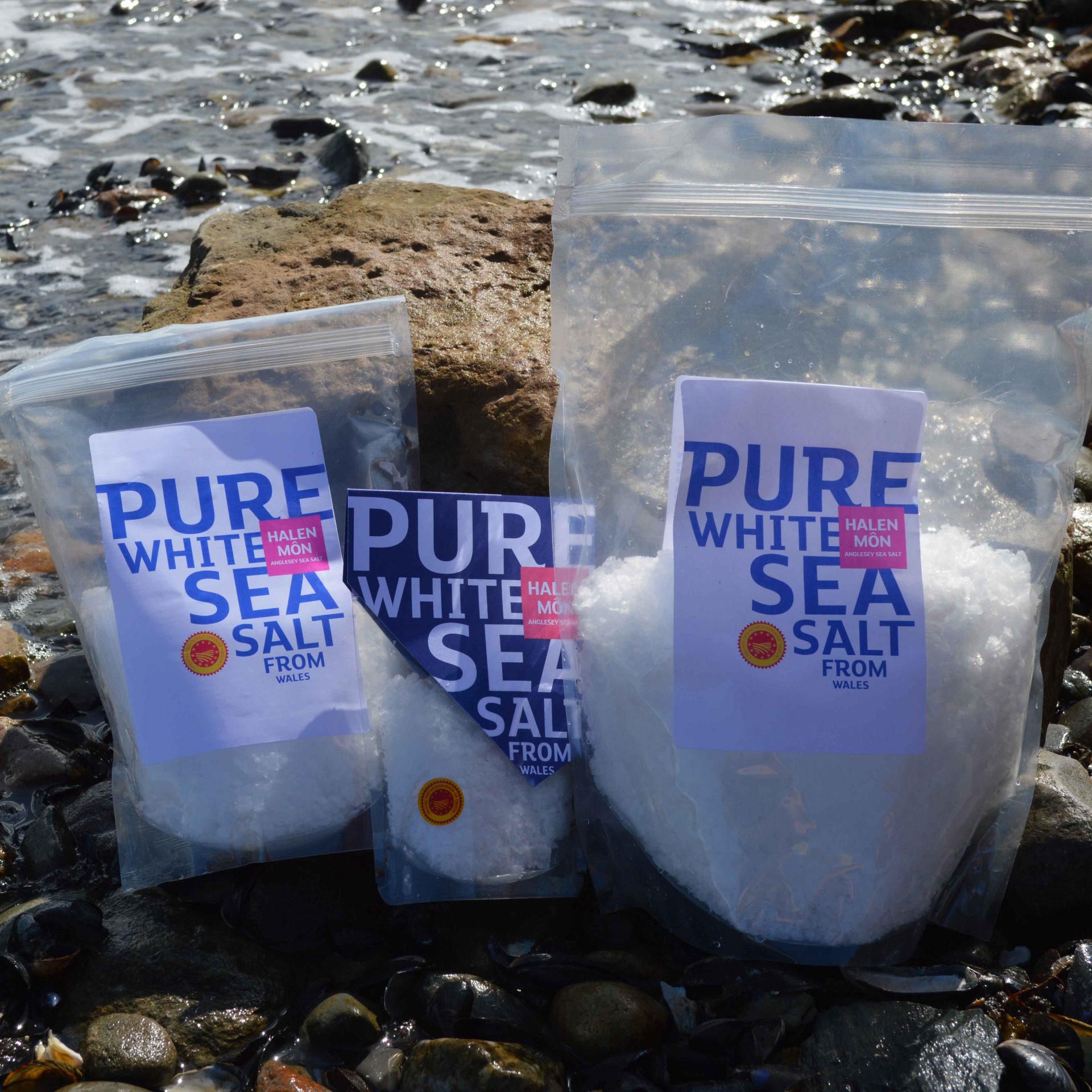 Pure White Sea Salt 500g | Halen Môn