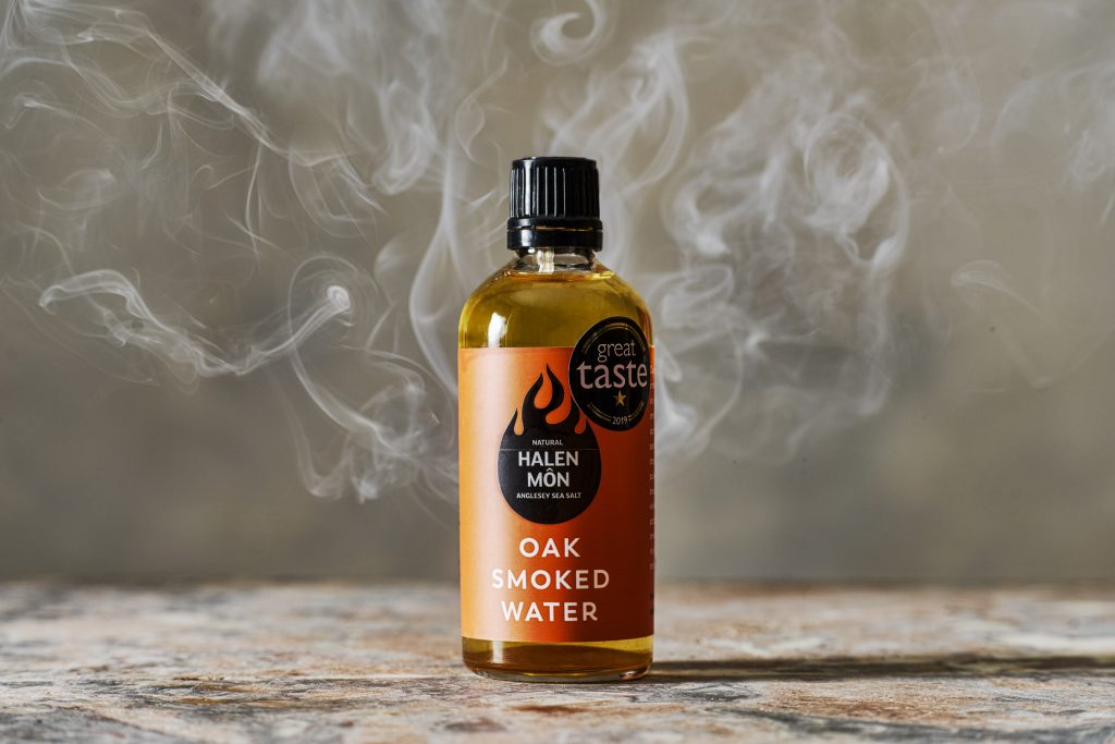 Our most written-about product? Oak smoked water - Halen Môn
