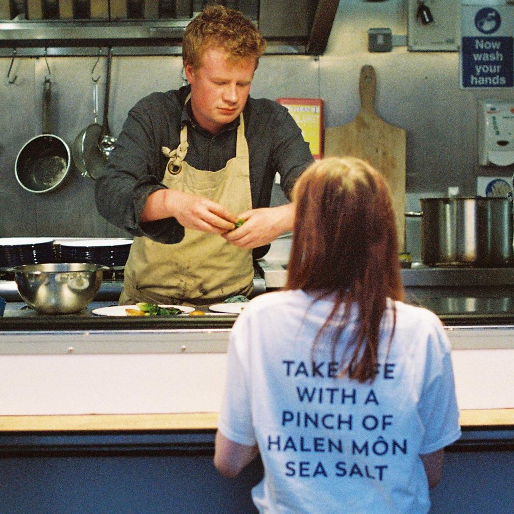 Halen Môn organic white t-shirt - Halen Môn